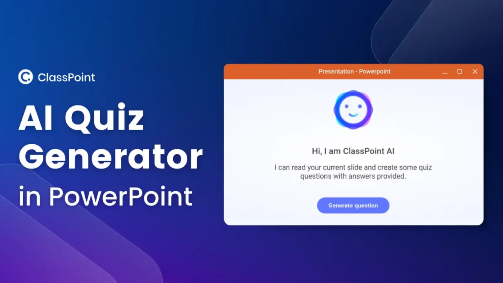 ClassPoint AI Quiz Generator: Content Generation, Productivity AI Tool | Awesome AI Tools