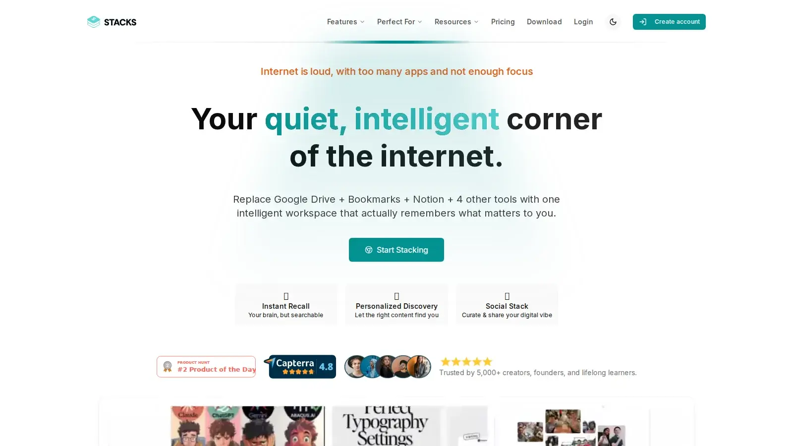 Stacks: Content Generation, Knowledge Management AI Tool | Awesome AI Tools