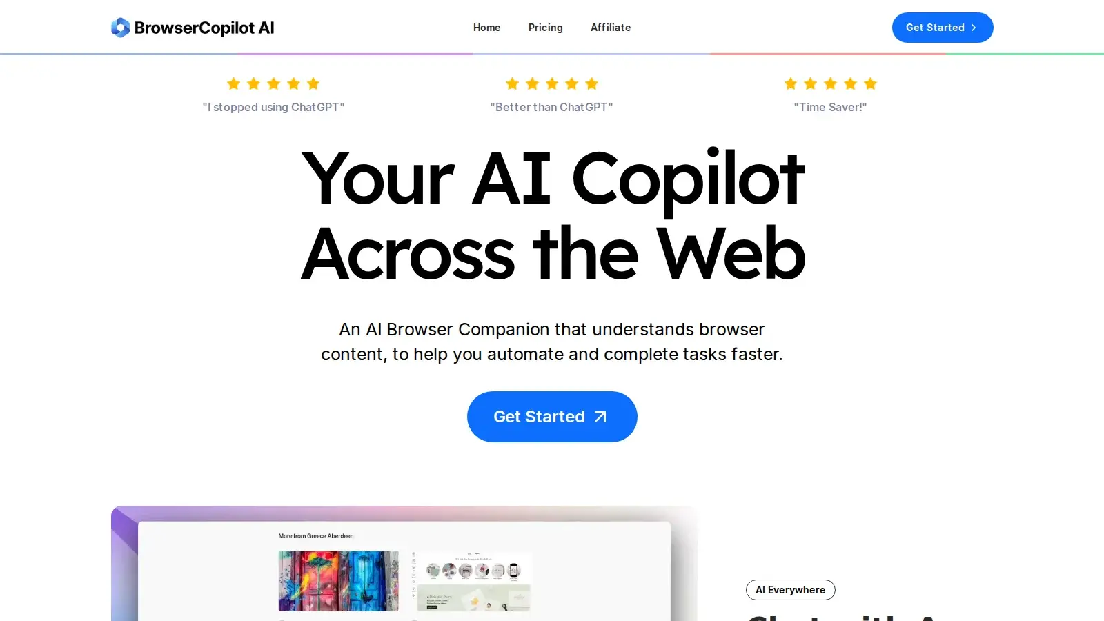 Browser Copilot AI: Content Generation AI Tool | Awesome AI Tools
