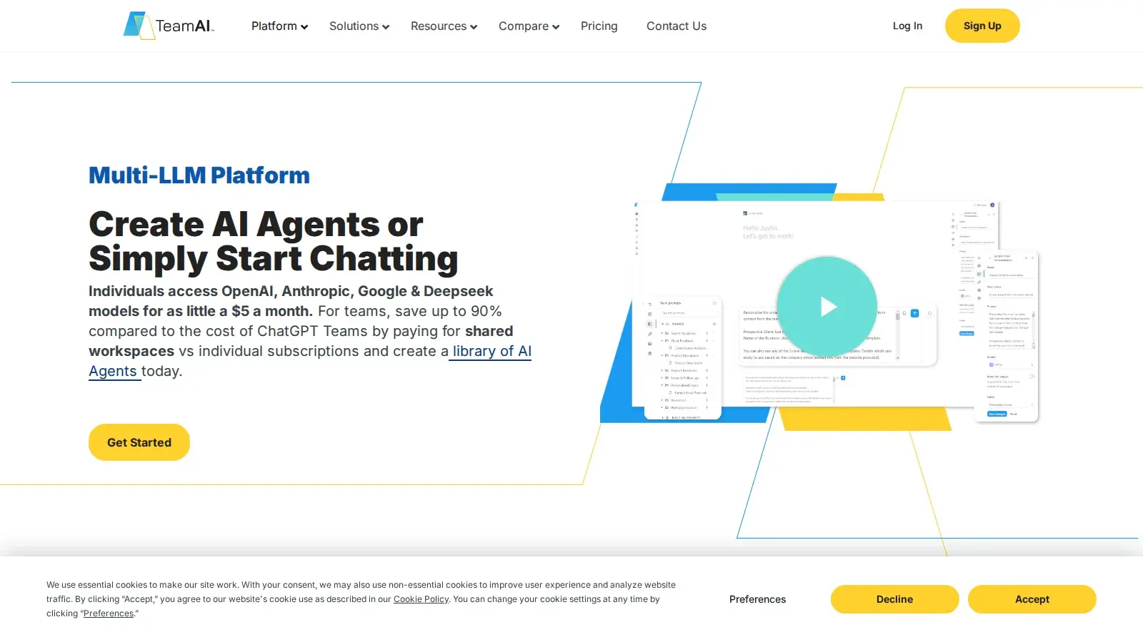 TeamAI: Content Generation AI Tool | Awesome AI Tools