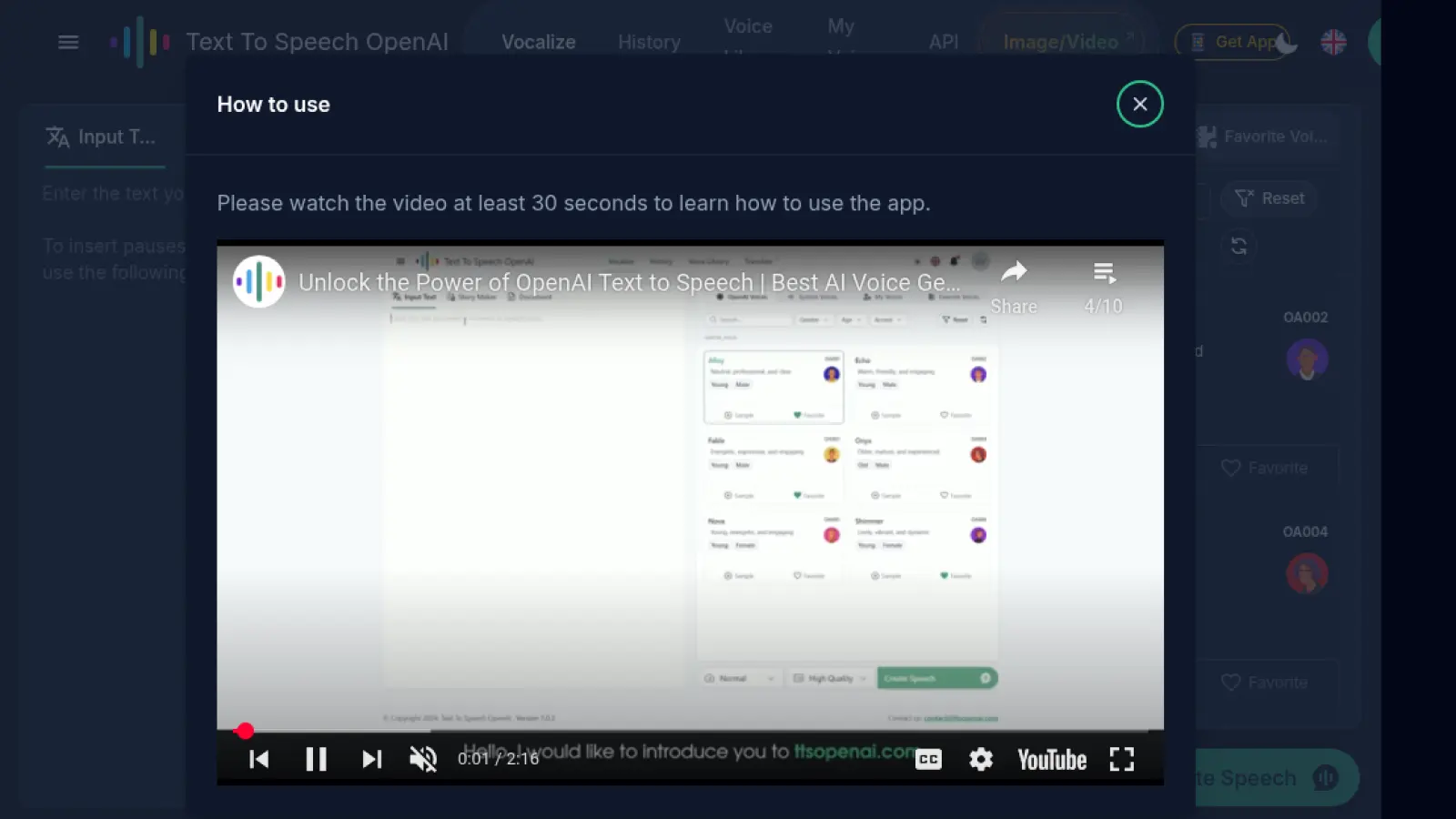 OpenAI Text To Speech: Audio & Sound, Media Production AI Tool ...