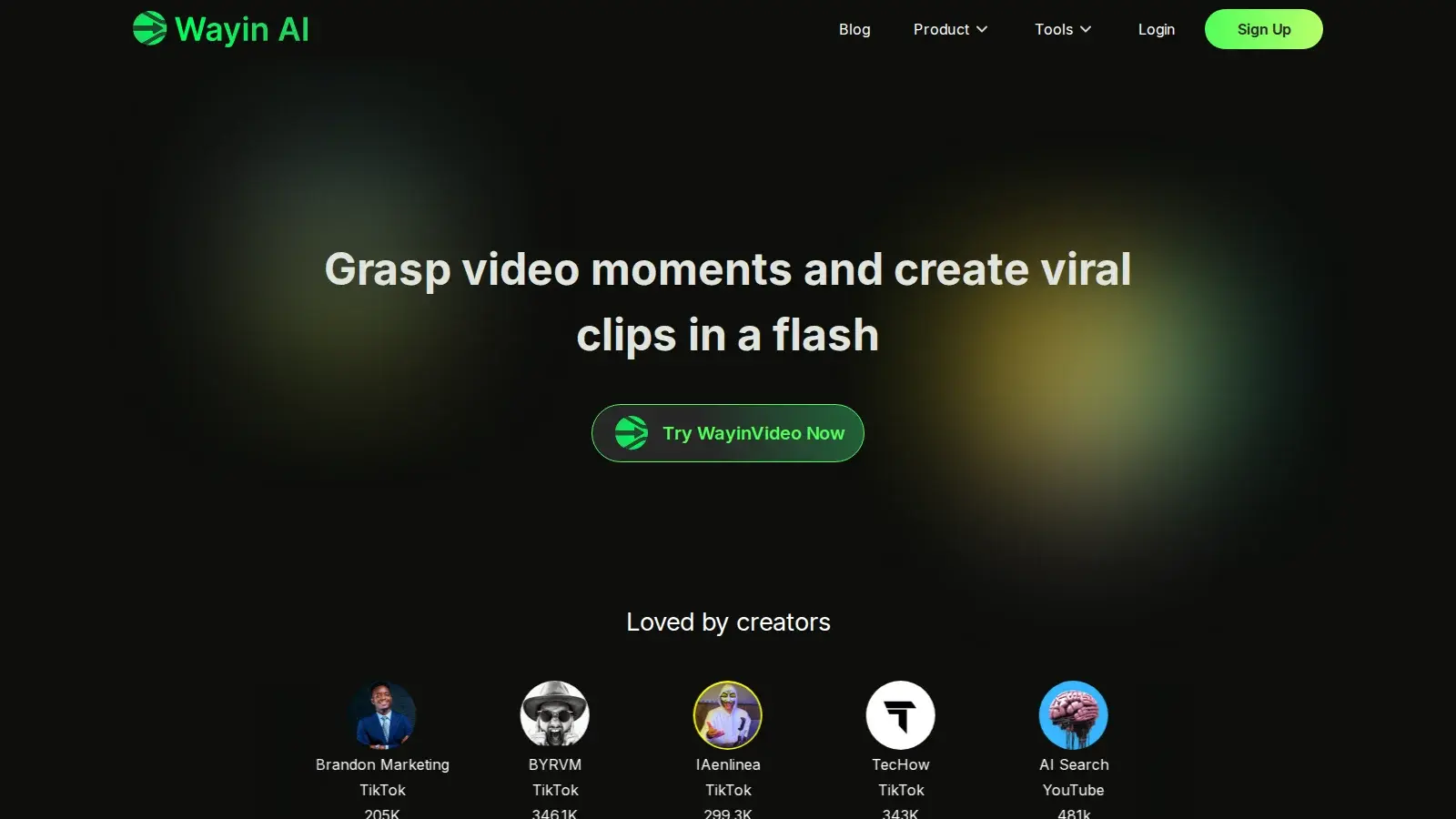 WayinVideo: Content Generation AI Tool | Awesome AI Tools