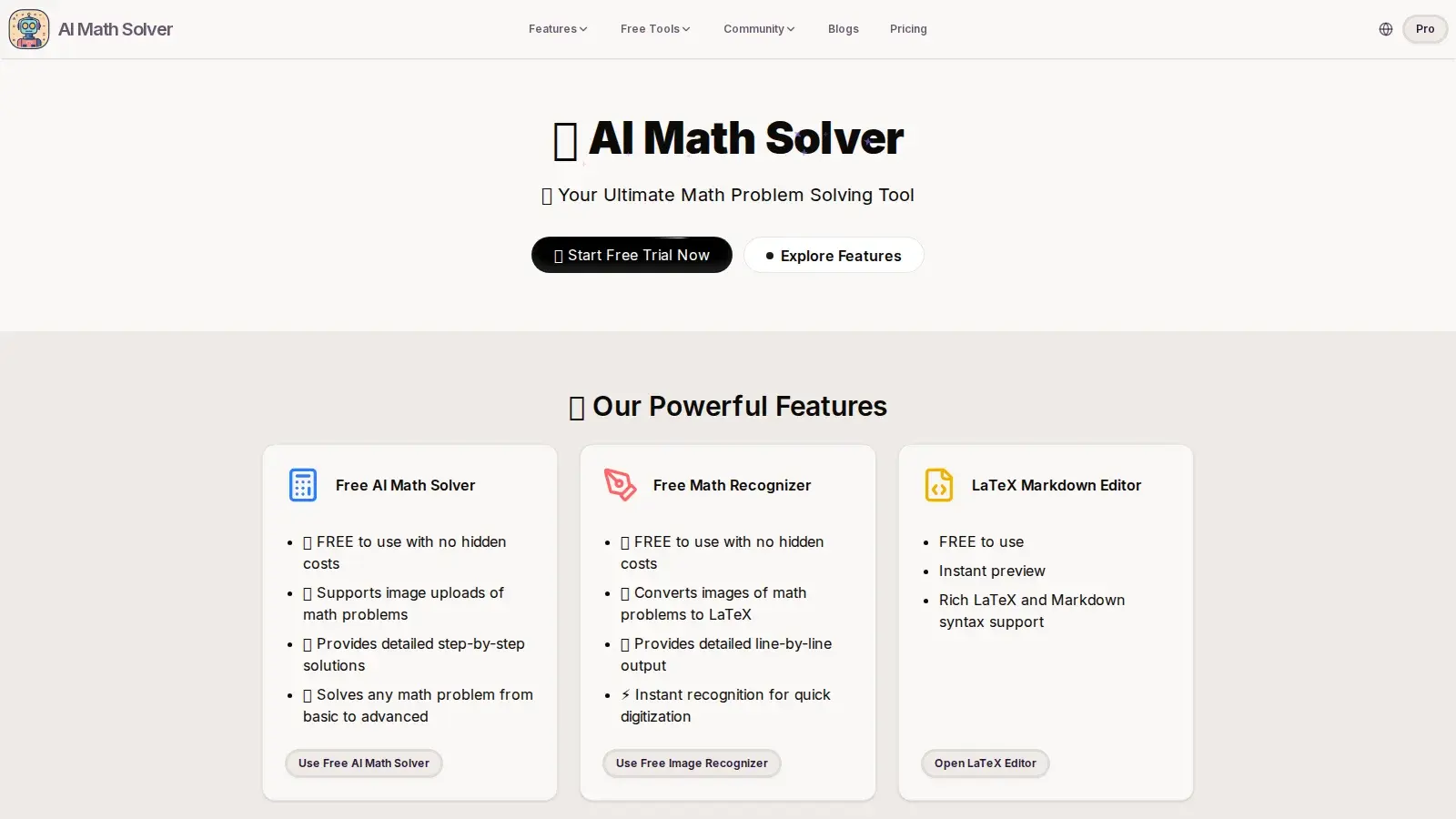 AI Math Solver: Content Generation AI Tool | Awesome AI Tools