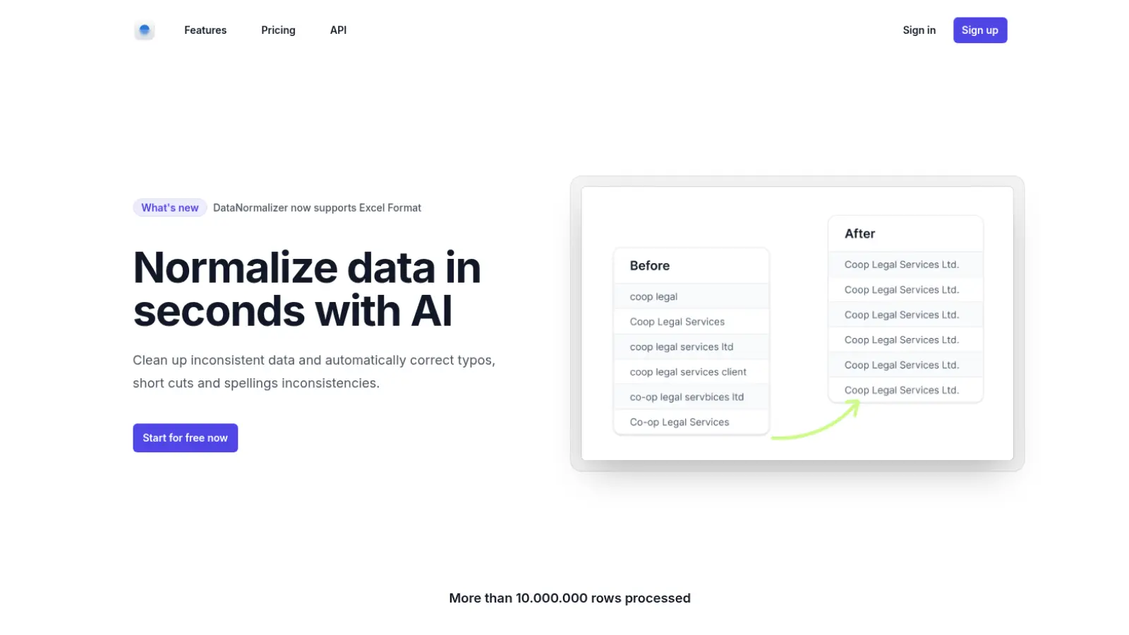 DataNormalizer: Data, Dev Tools AI Tool | Awesome AI Tools