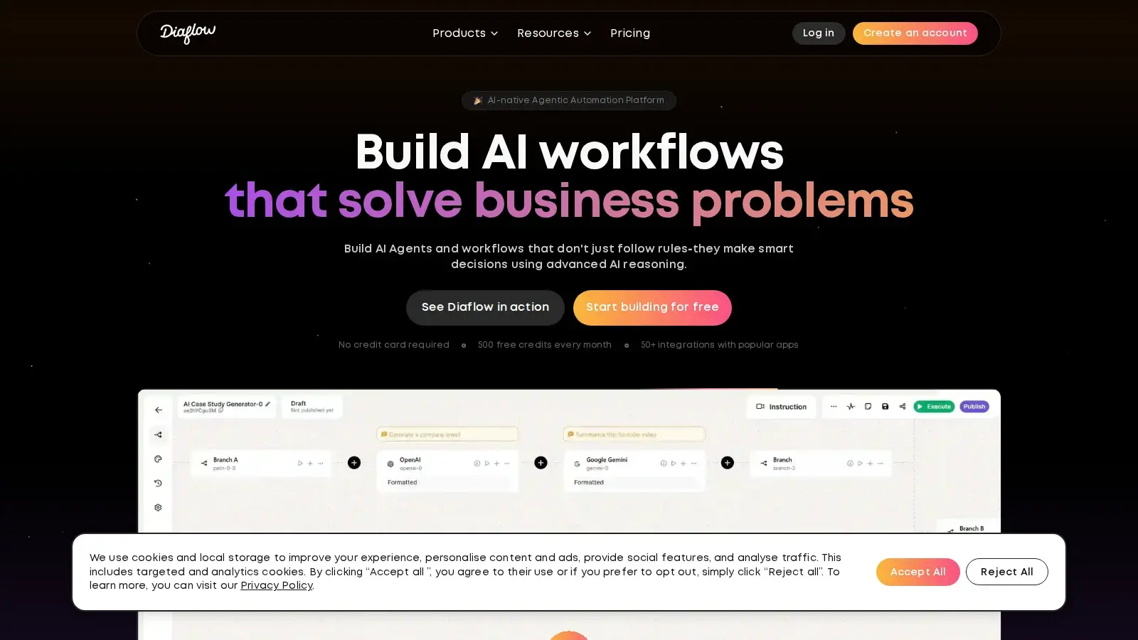Diaflow: Content Generation, Machine Learning AI Tool | Awesome AI Tools