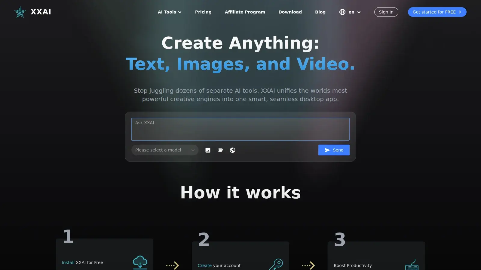 XXAI: Content Generation AI Tool | Awesome AI Tools