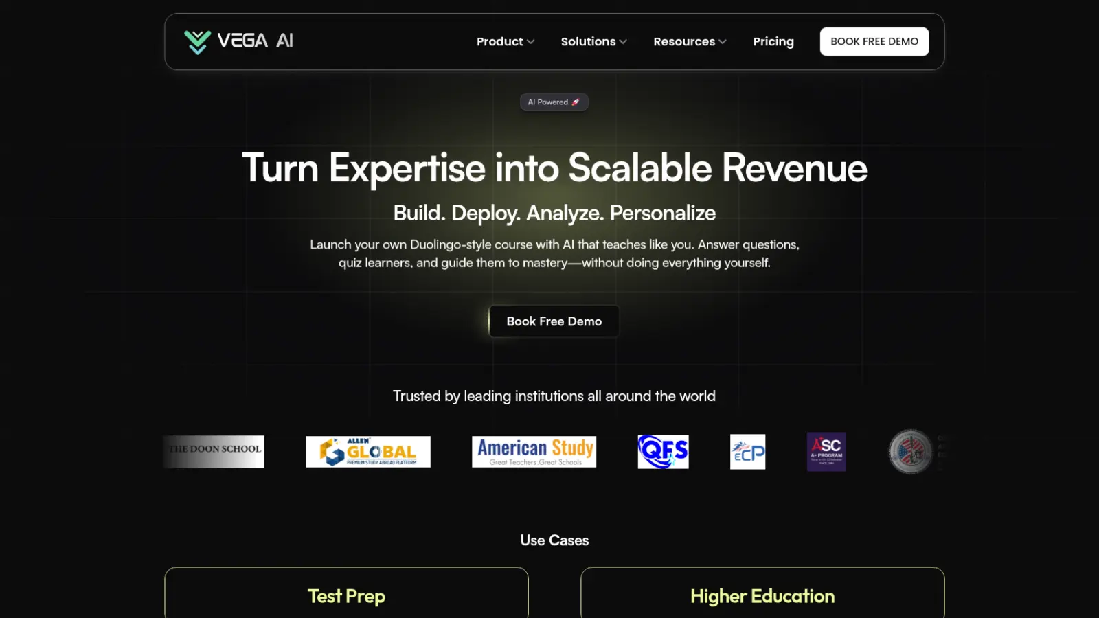 VEGA AI: Content Generation, Learning & Education AI Tool | Awesome AI Tools