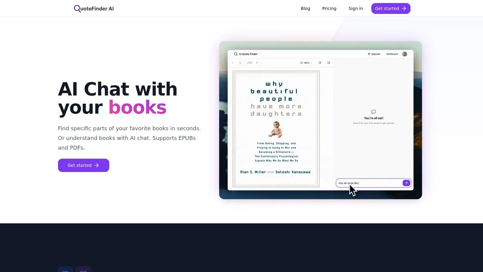QuoteFinder AI: Content Generation, Web Development AI Tool | Awesome ...