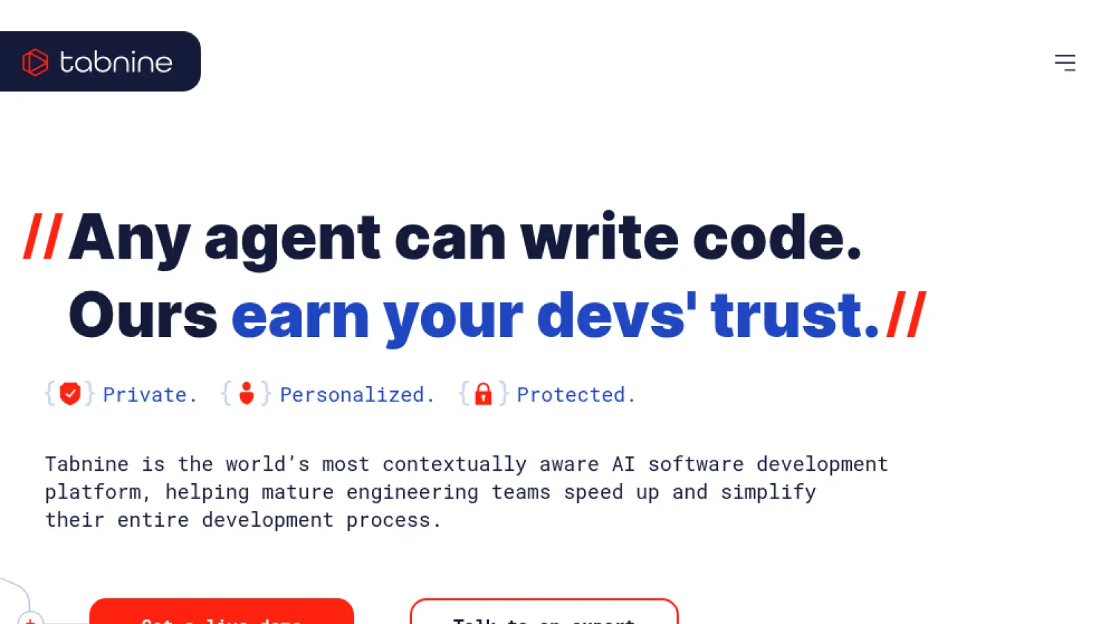 Tabnine Ai Code Assistant Code Generators Productivity Ai Tool Awesome Ai Tools