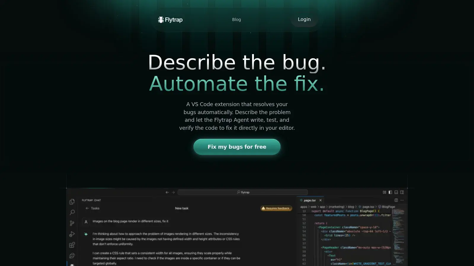 Flytrap: Code Generators, Software Development AI Tool | Awesome AI Tools