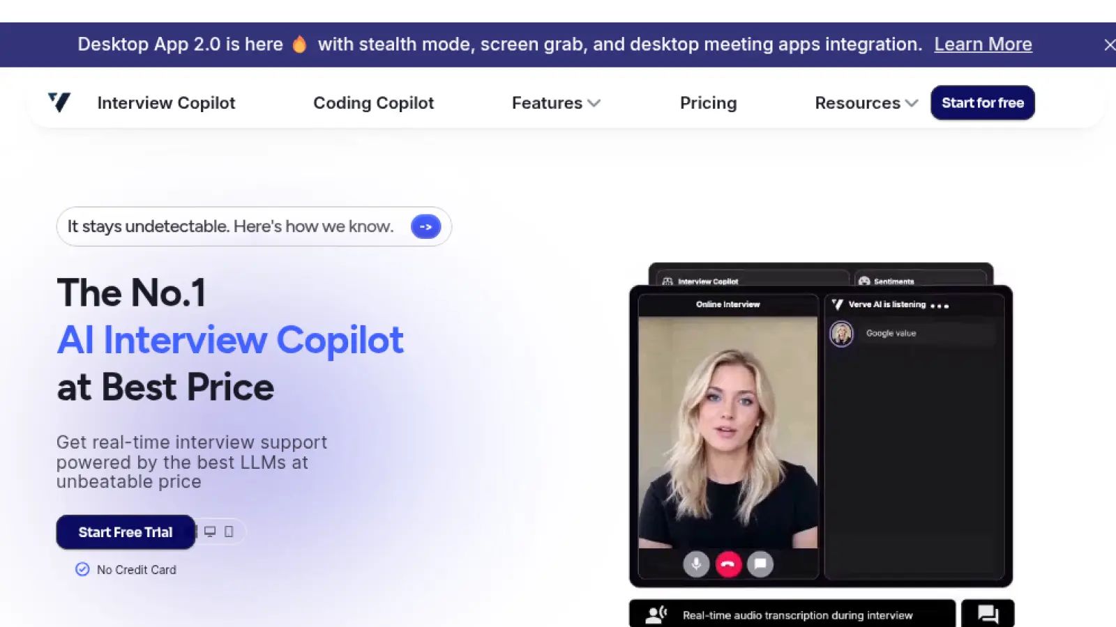 Verve AI Interview Copilot: Content Generation AI Tool | Awesome AI Tools